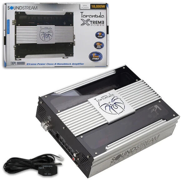 Soundstream TXP1.18000D Monoblock Class D Car Audio Sub Amp Amplifier ...