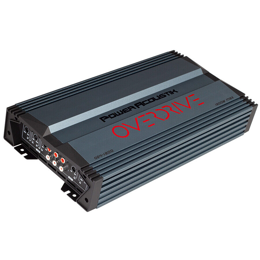 Power Acoustik OD4-1800 4 Channel 4 Ch Full Range Car Audio Amp Amplif ...